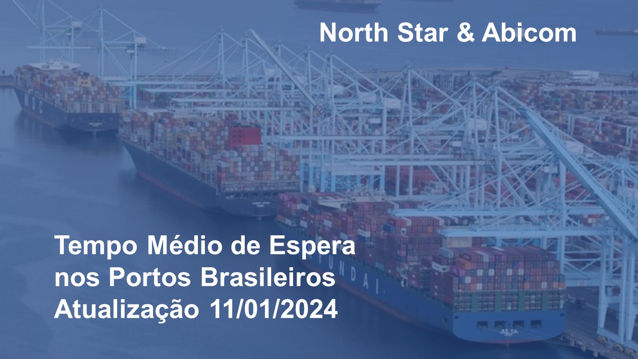 Tempo Médio de Espera nos Portos – 11/01/2024 - Abicom